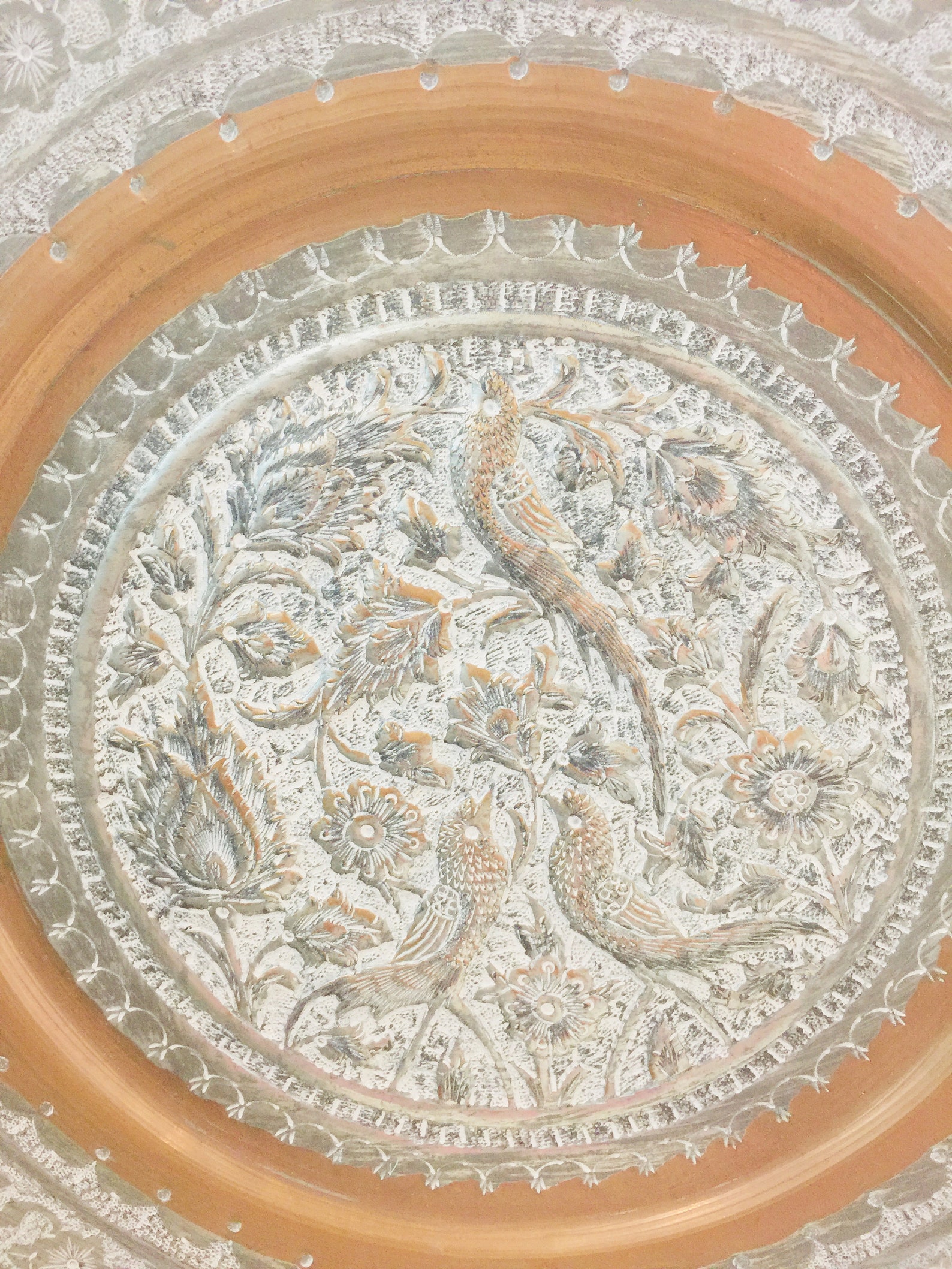 Vintage Copper Plate Vintage Copper Middle Eastern Plate - Etsy