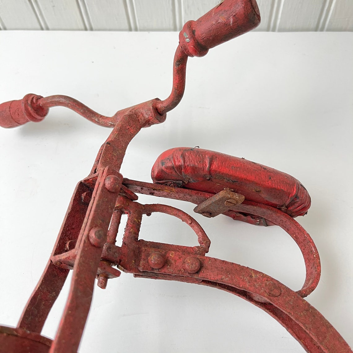 Bicycle, Sculpture, Bike, Red Penny Farthing, Sports Collectible ...