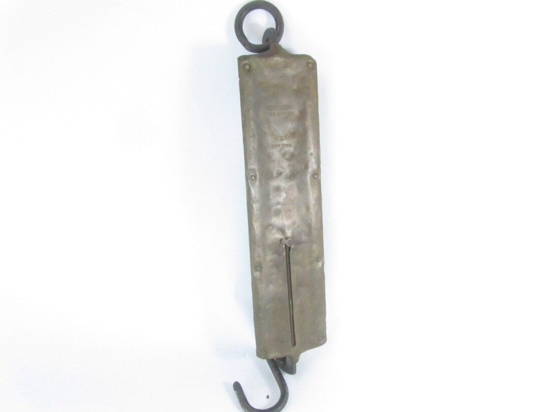 Vintage Scale, Brass Scale, Spring Balance, Vintage Chatillons ...