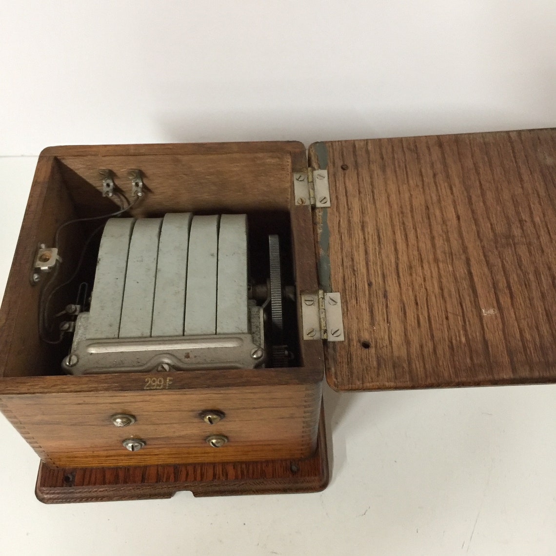 ANTIQUE TELEPHONE BOX Telephone Magneto Telephone Ringer | Etsy