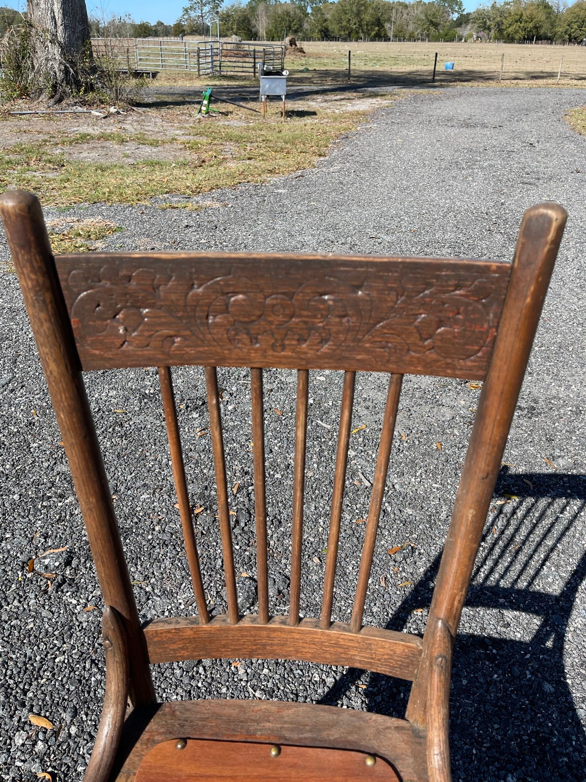 Antique Chair Press Back Chair Unique Chair Furniture Wood - Etsy