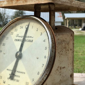 American Scale,kitchen Scale,vintage Scale,metal Scale, Rusty Patina ...