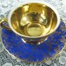 Demitasse Set Tea Cup Blue and Gold Tea Set EB Bavaria Tea - Etsy