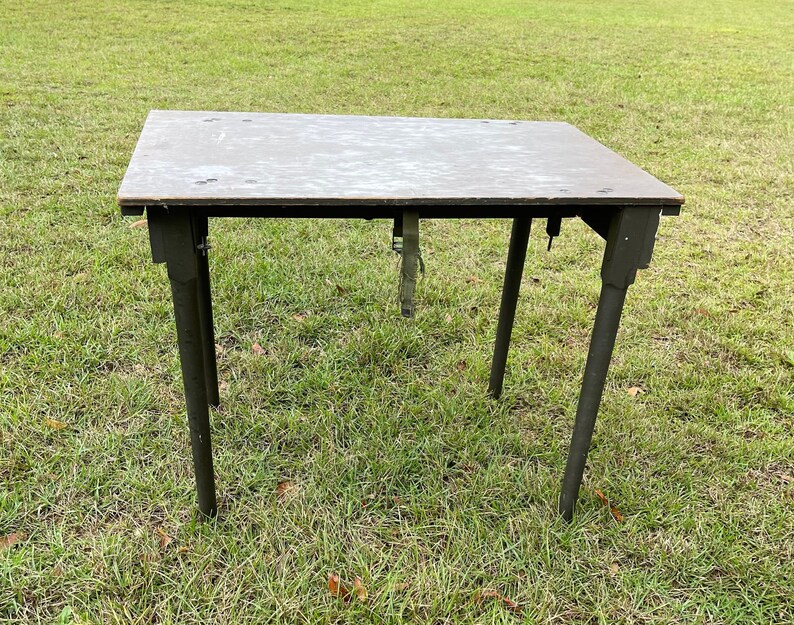 Military Table Folding Military Field Table USA Central - Etsy