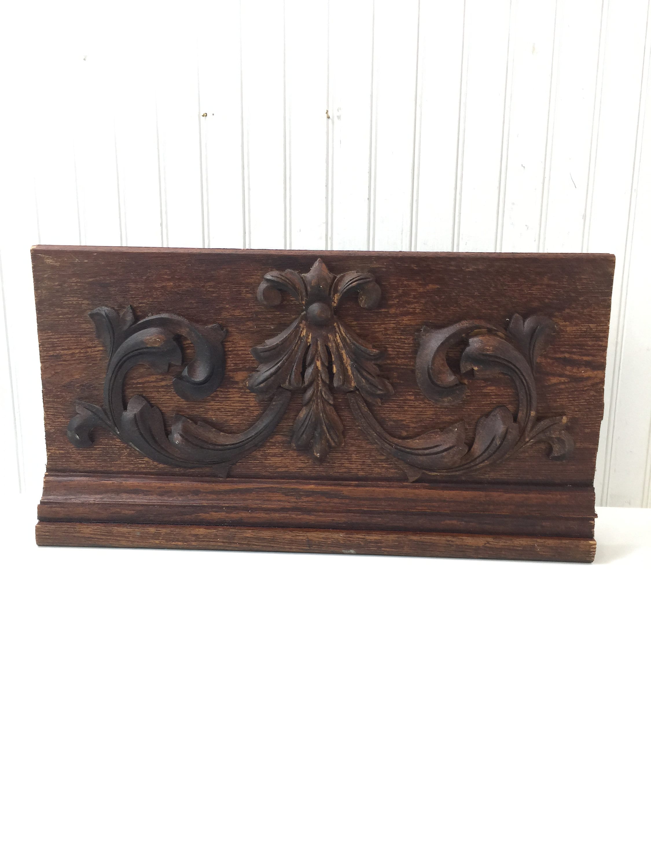 Architectural Salvage, Antique Wood Display, Farmhouse Decor, Rustic ...
