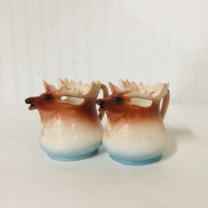 Moose Elk Creamer Set, Creamer, Wedding Decor, Table Setting, Serving ...