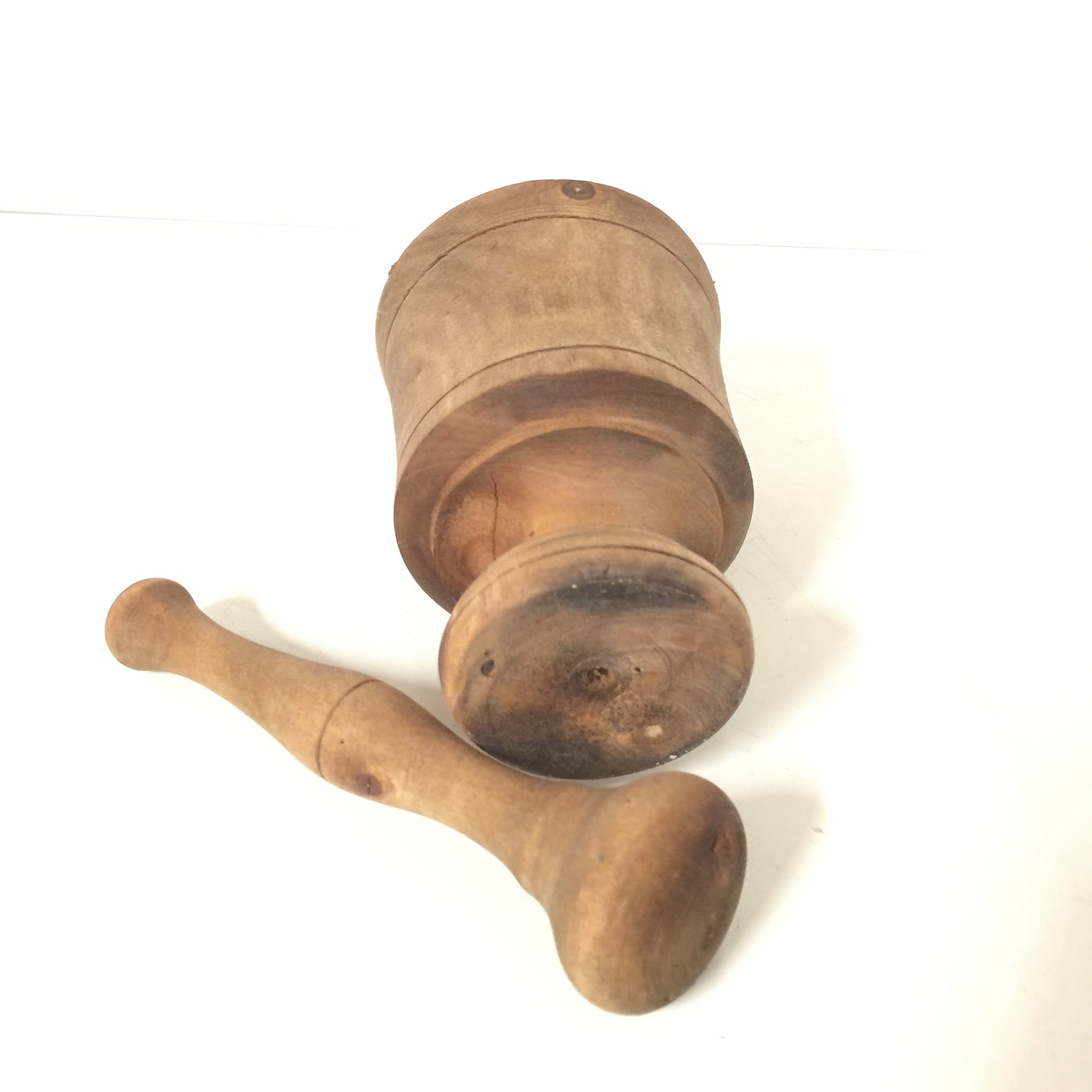 Vintage Mortar and Pestle Medicine Pharmacy Druggists Wood | Etsy