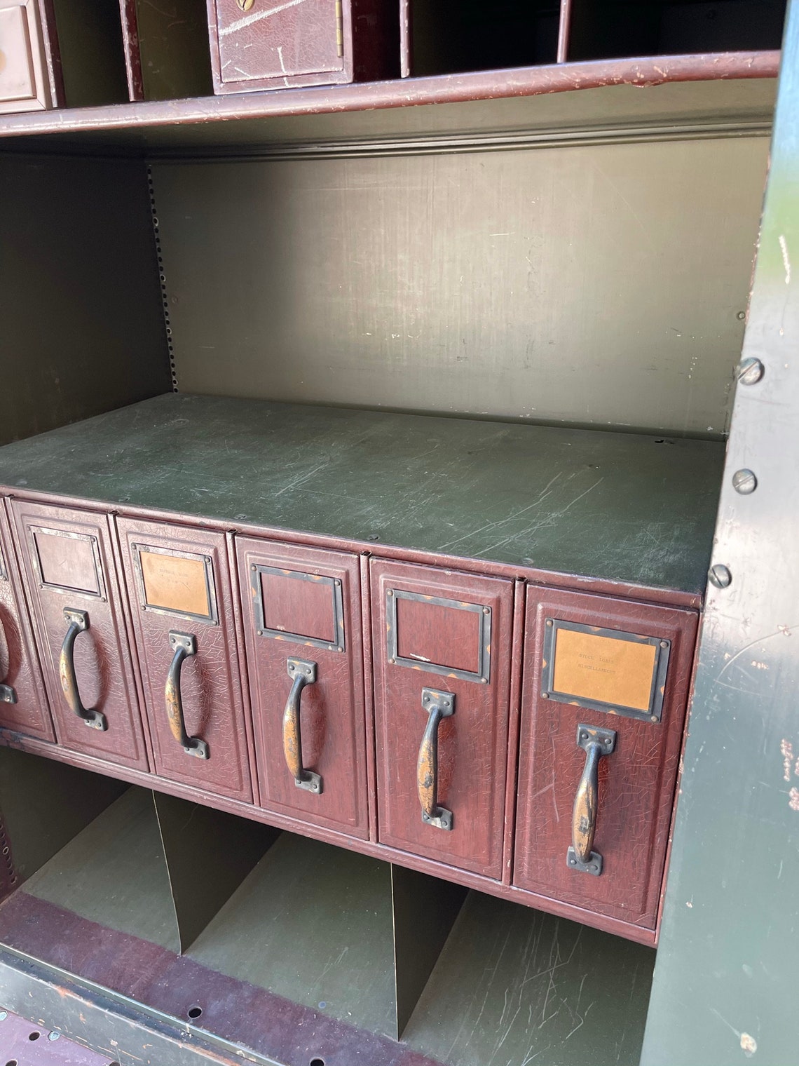 Vintage Document Safe Vintage file cabinet Globe Wernicke | Etsy