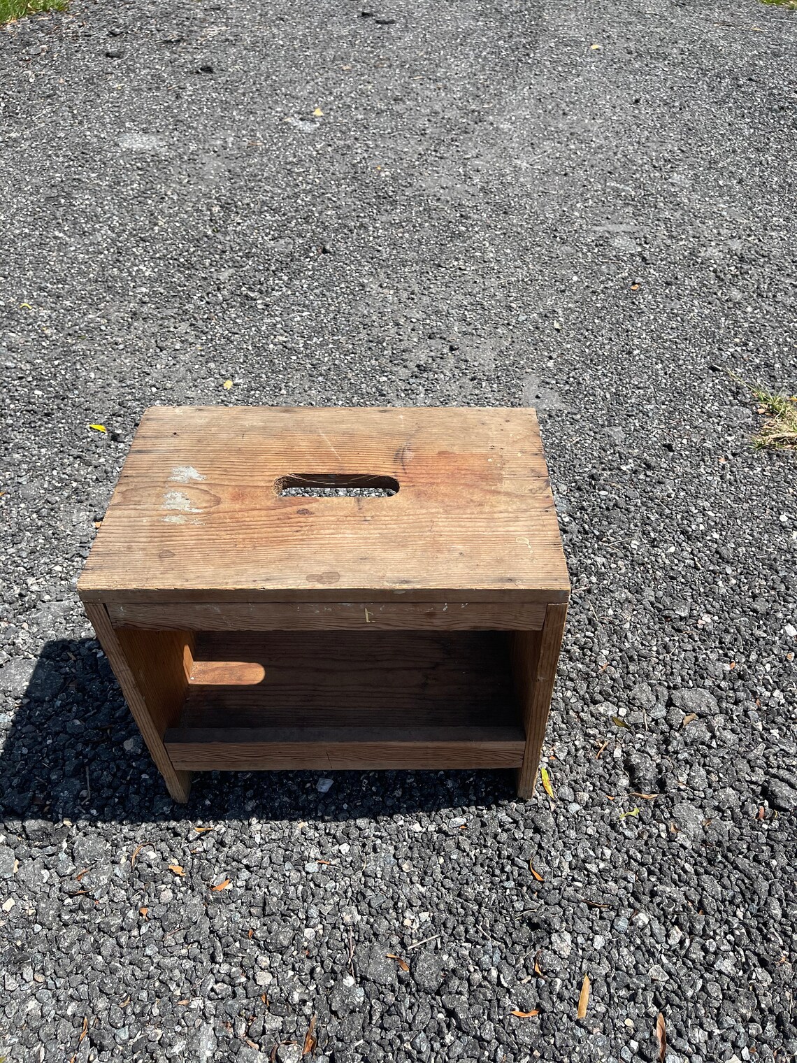 Vintage carpenters bench primitive furniture Wood stool Mud | Etsy