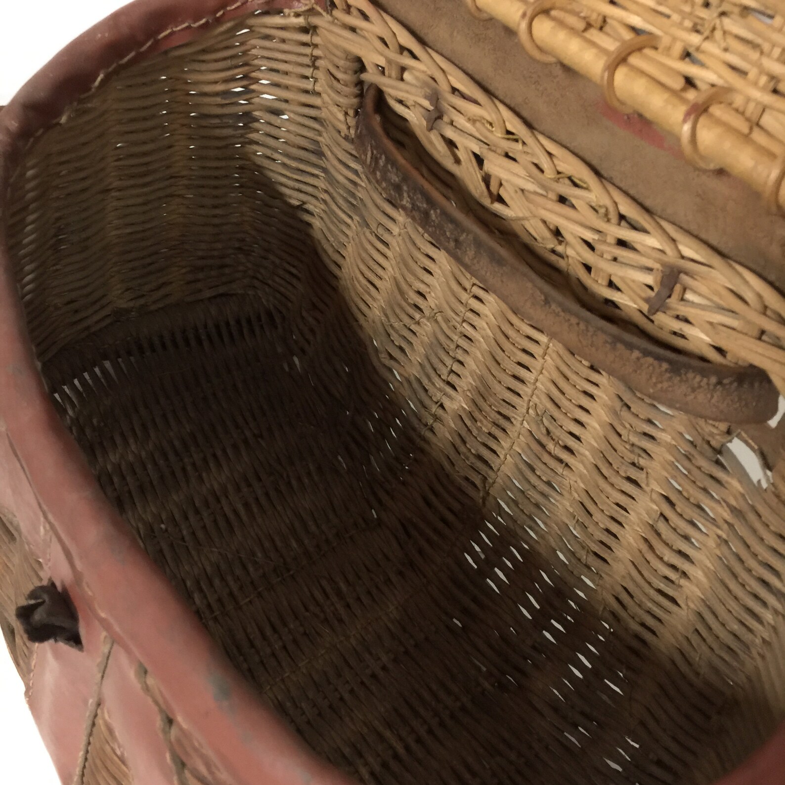 Antique Creel Basket, Vintage Fishing Basket,1930s Decor,fly Fishing ...