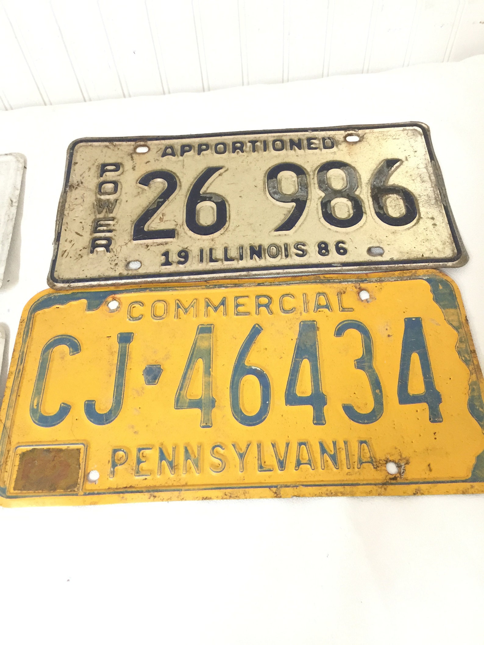 Vintage License Plates, Rusty License Plates, Vintage Car Tags ...