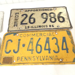 Vintage License Plates, Rusty License Plates, Vintage Car Tags ...