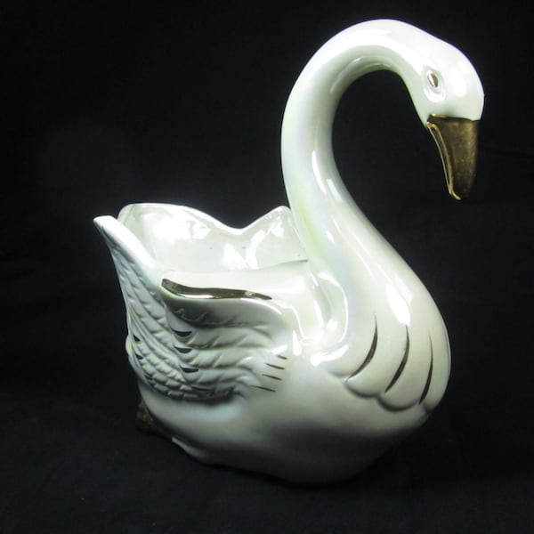 Ceramic Swan - Etsy