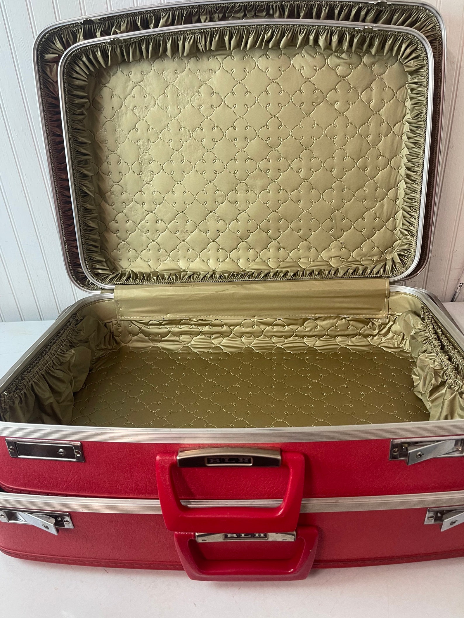 VINTAGE SUITCASE Retro Luggage Travel Bag Overnight Bag - Etsy