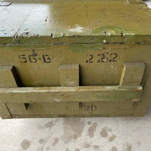 Antique WW2 Rifle Crate, Large Rifle Crate, Military Crate, Wood Box ...