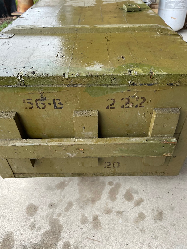 Antique WW2 Rifle Crate Large Rifle Crate Military Crate - Etsy