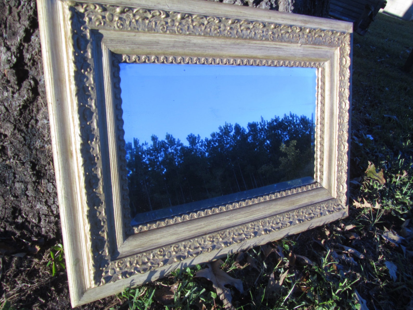 Antique Mirror vintage mirror Antique Frame Wood Frame | Etsy