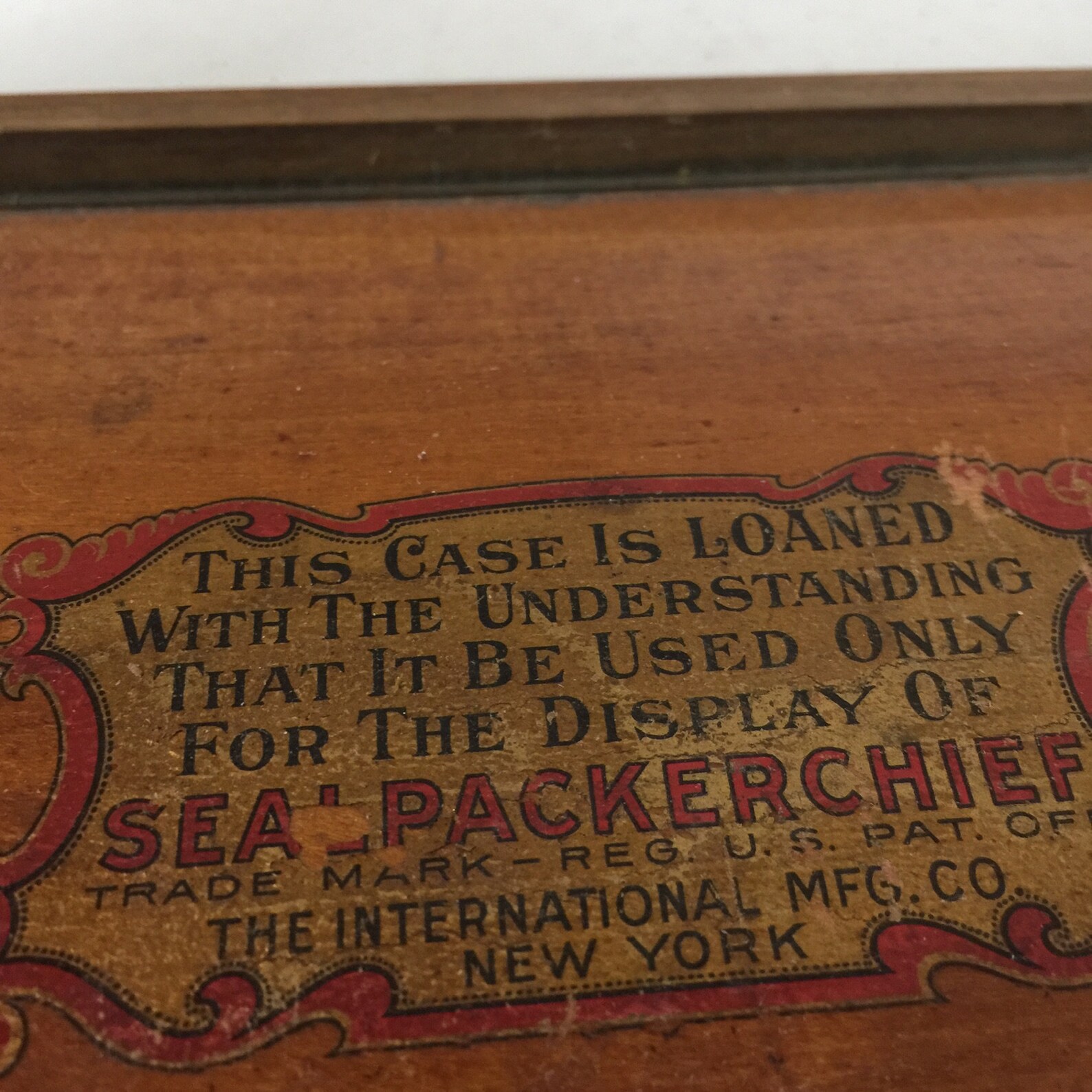 Sealpackerchief Handkerchief Store Display Antique Display | Etsy