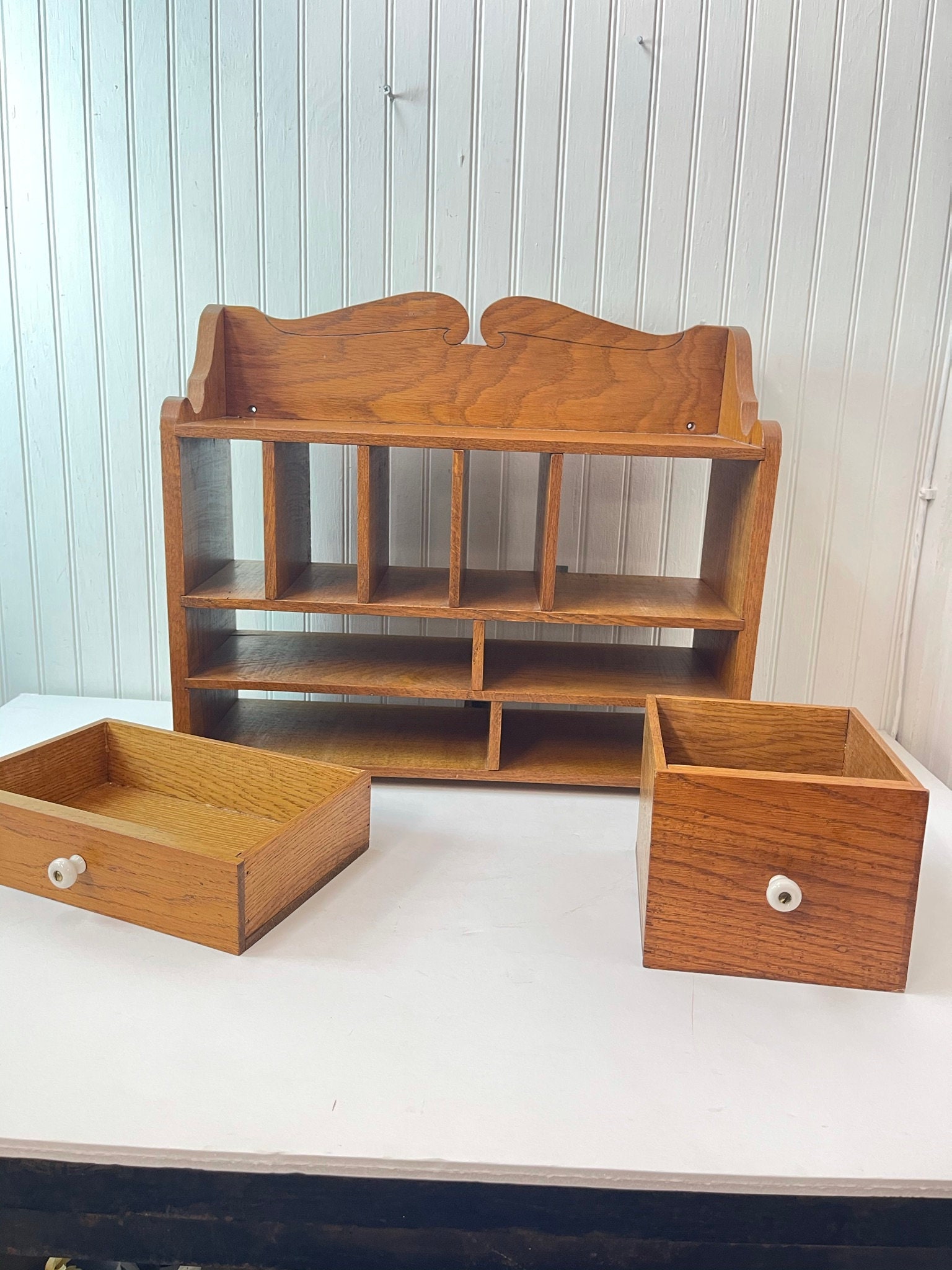 Vintage Office Organizer Mail Holder Letter Holder | Etsy