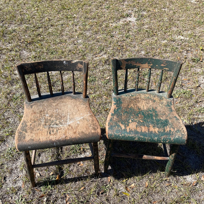 Primitive Chair - Etsy