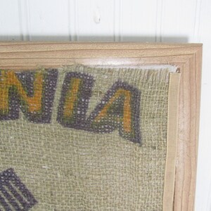 Vintage Sign, Wall Decor, Burlap Bag, Rustic Modern Decor, Boho Decor ...