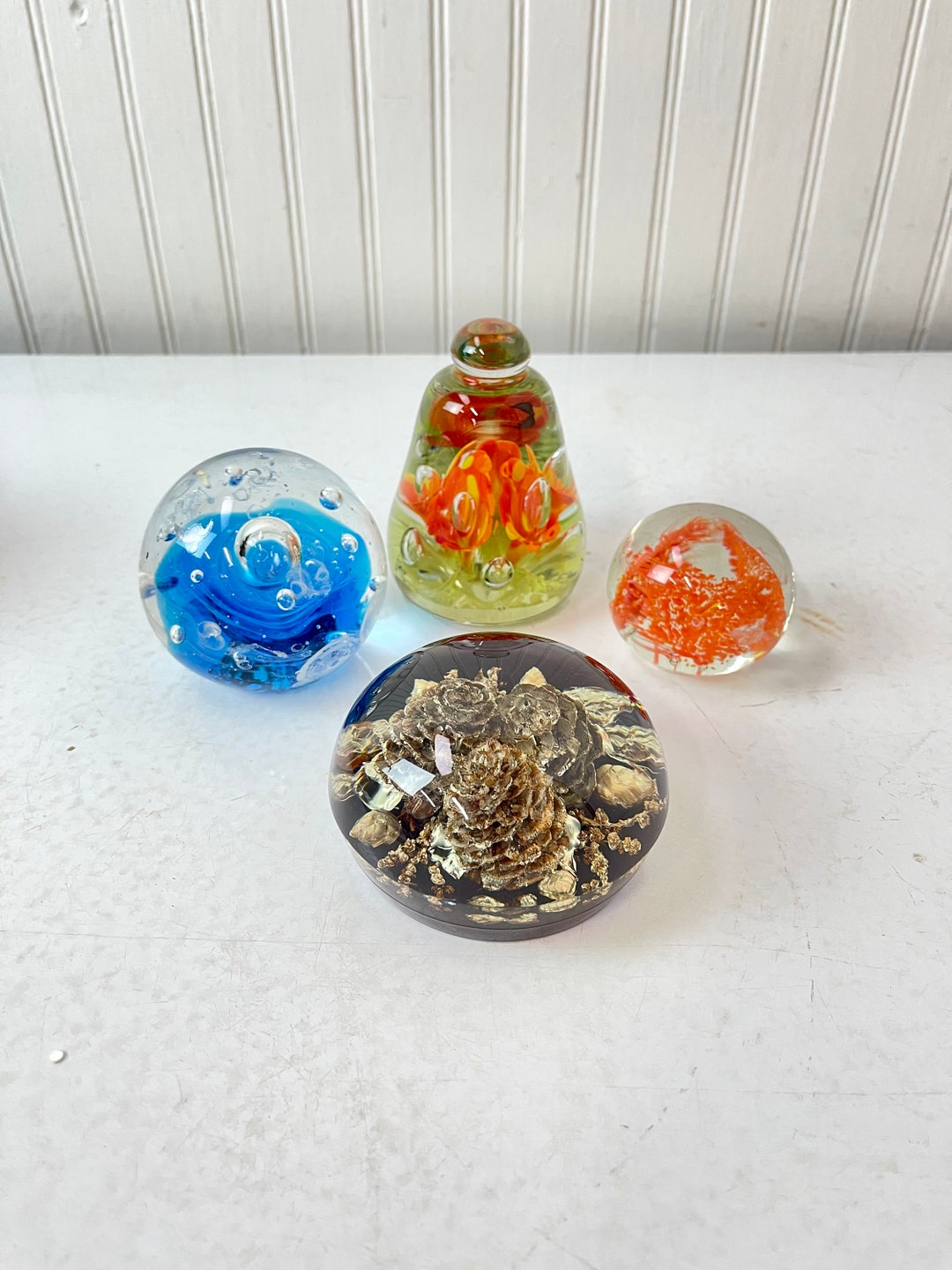 Art Glass,collectible, Paperweight, Collection of Paperweights, Unique ...