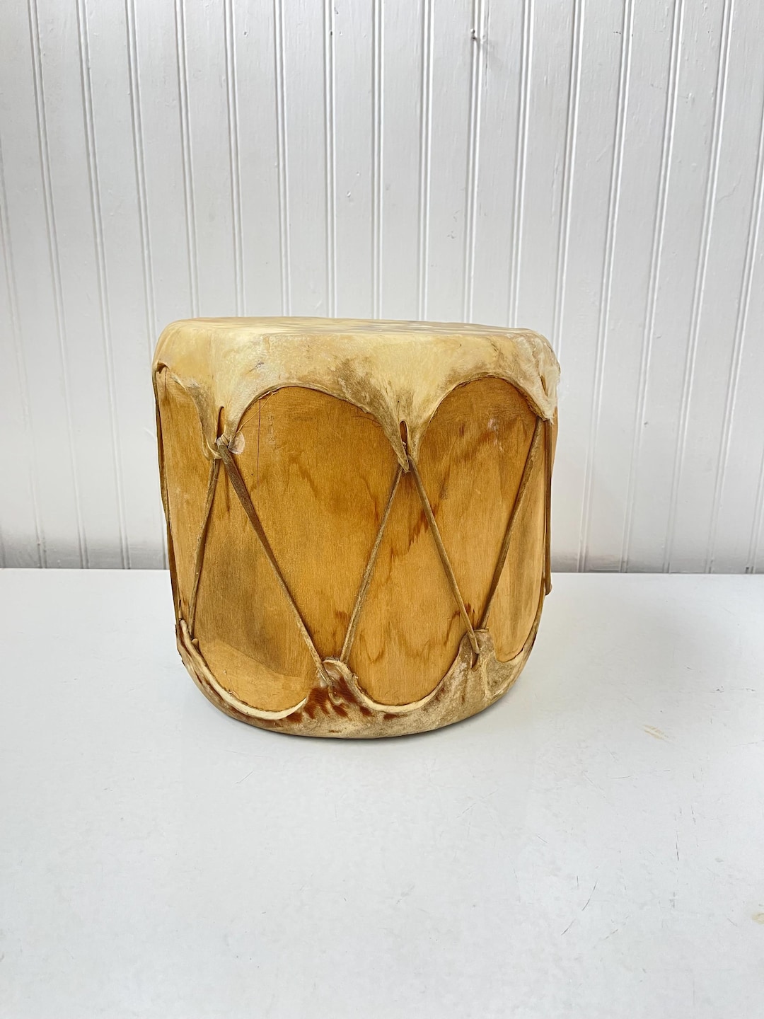 Vintage Native American Drum, Musical Instruments, Primitive Drum ...