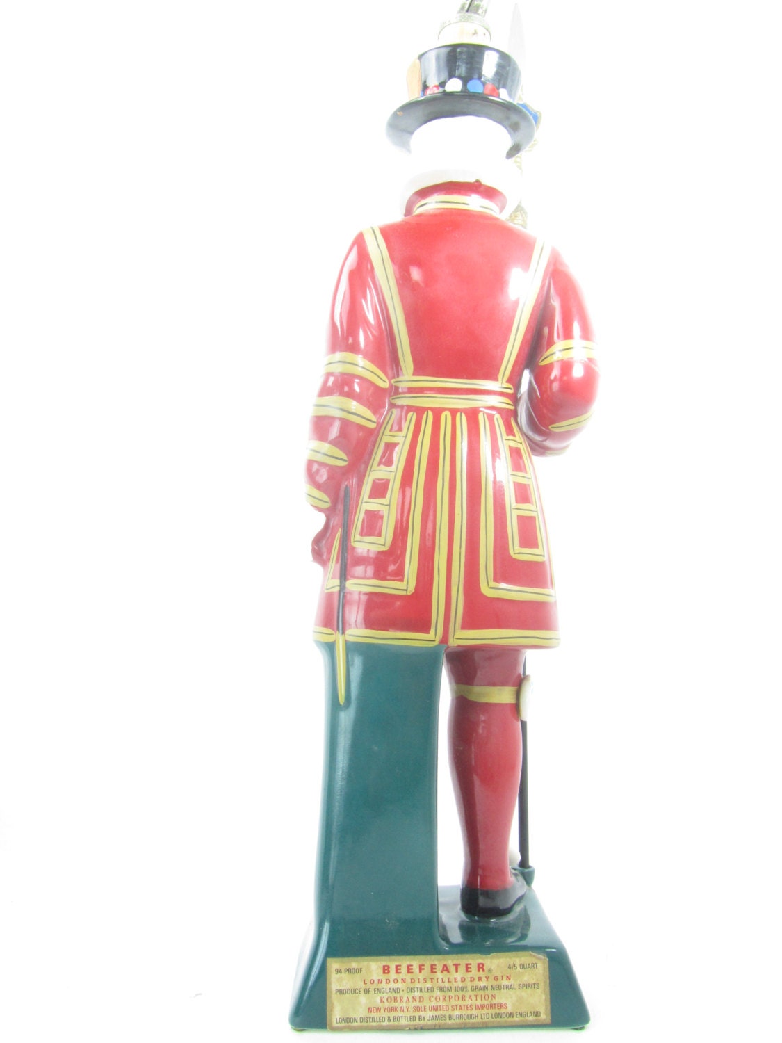 Beefeater Yeoman Whiskey Decanter, Liquor Decanter, Ceramic Decanter ...