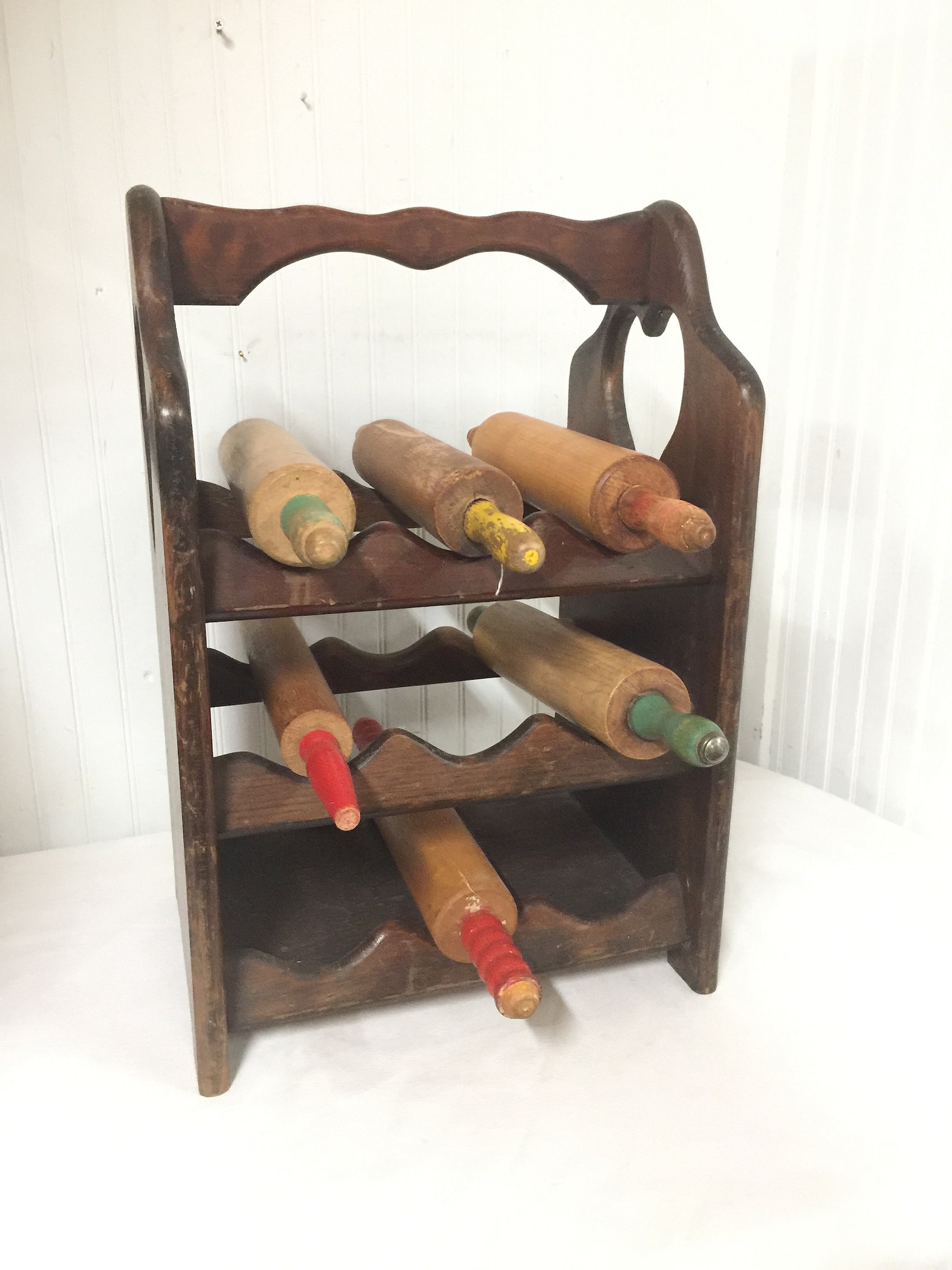 Wine Rack Wine Holder Rolling Pin Holder Magazine Rack | Etsy