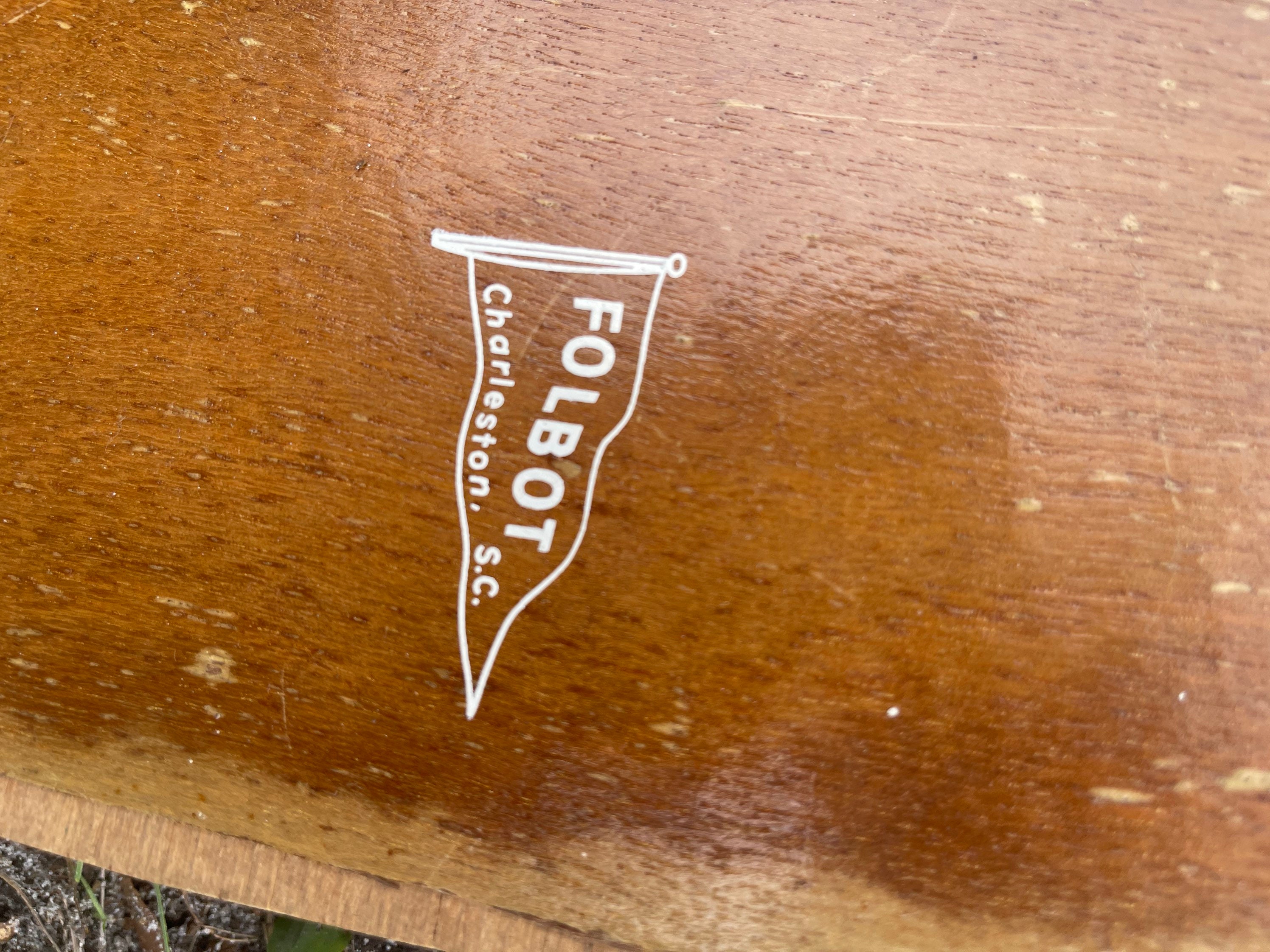 Vintage Kayak Oar, Double Oar, FOLBOT Charleston, Boat Paddle, Wood Oar ...
