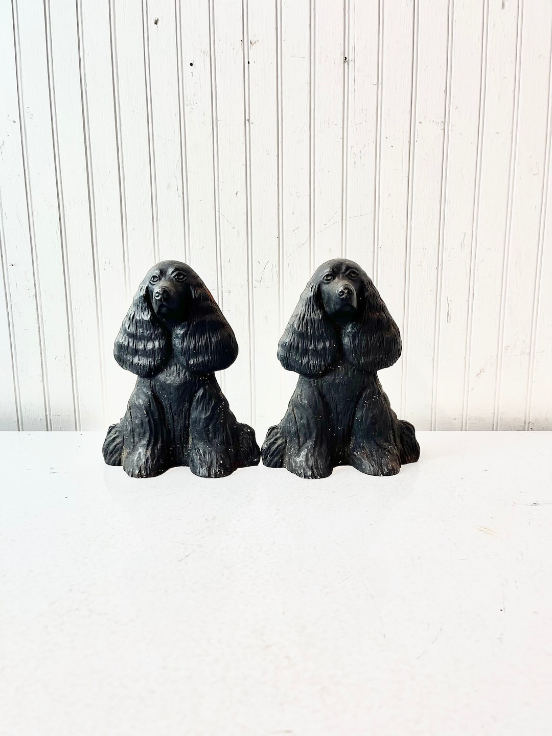 Cast Iron Dog Door Stop, Farmhouse Decor, Metal Dogs, Vintage Doorstop ...