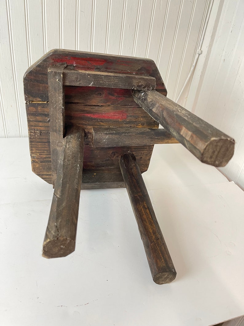Primitive Wood Milking Stool Vintage Decor Farmhouse Decor - Etsy