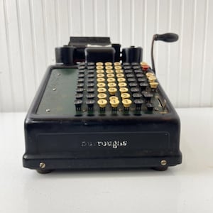 Vintage Adding Machine, Burroughs Adding Machine, Vintage Office Decor ...