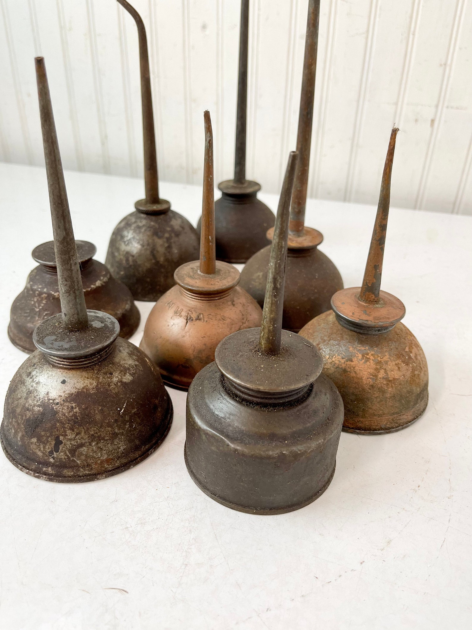 Antique Oil Can Oil Can Collection Metal Container - Etsy