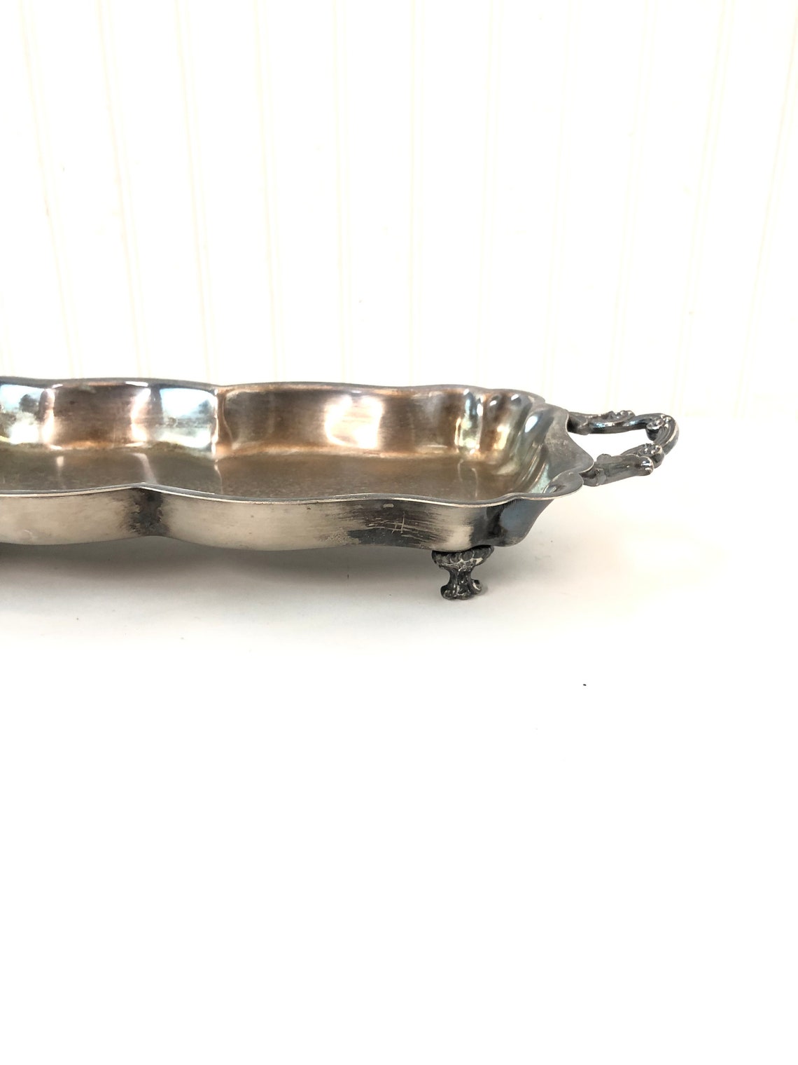 Vintage Silver Tray Metal Tray Small Tray Shabby Chic - Etsy