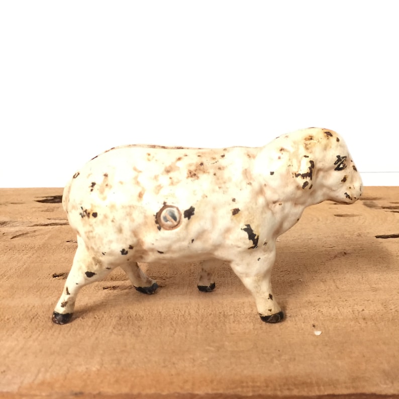 Vintage Cast Iron Toy Antique Iron Sheep Bank Iron Animal | Etsy