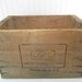 Wood Crate, USMC United Shoe Mach. Corp., Wood Box, Vintage Crate ...