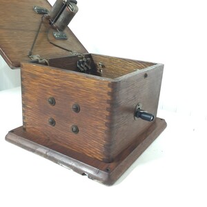 ANTIQUE TELEPHONE BOX, Telephone Magneto, Telephone Ringer Box, Redneck ...