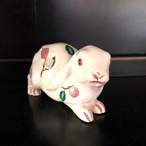 Bunny Rabbit Bank, Ceramic Rabbit Sculpture, Fornari Made in Italy ...