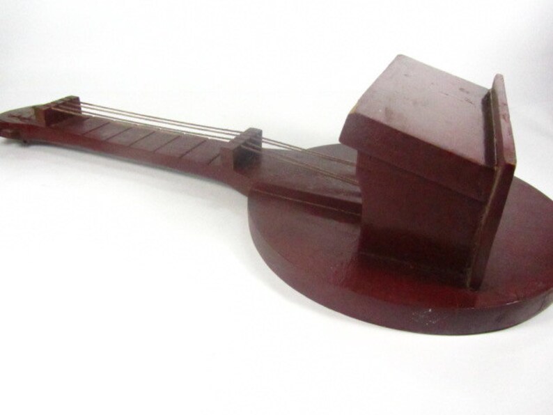 Banjo,folk Art Banjo, Letter Box,key Box, Wood Wall Hanging, Musical ...