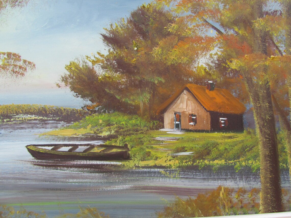 Original Landscape Painting Original Oil Painting Framed Art - Etsy