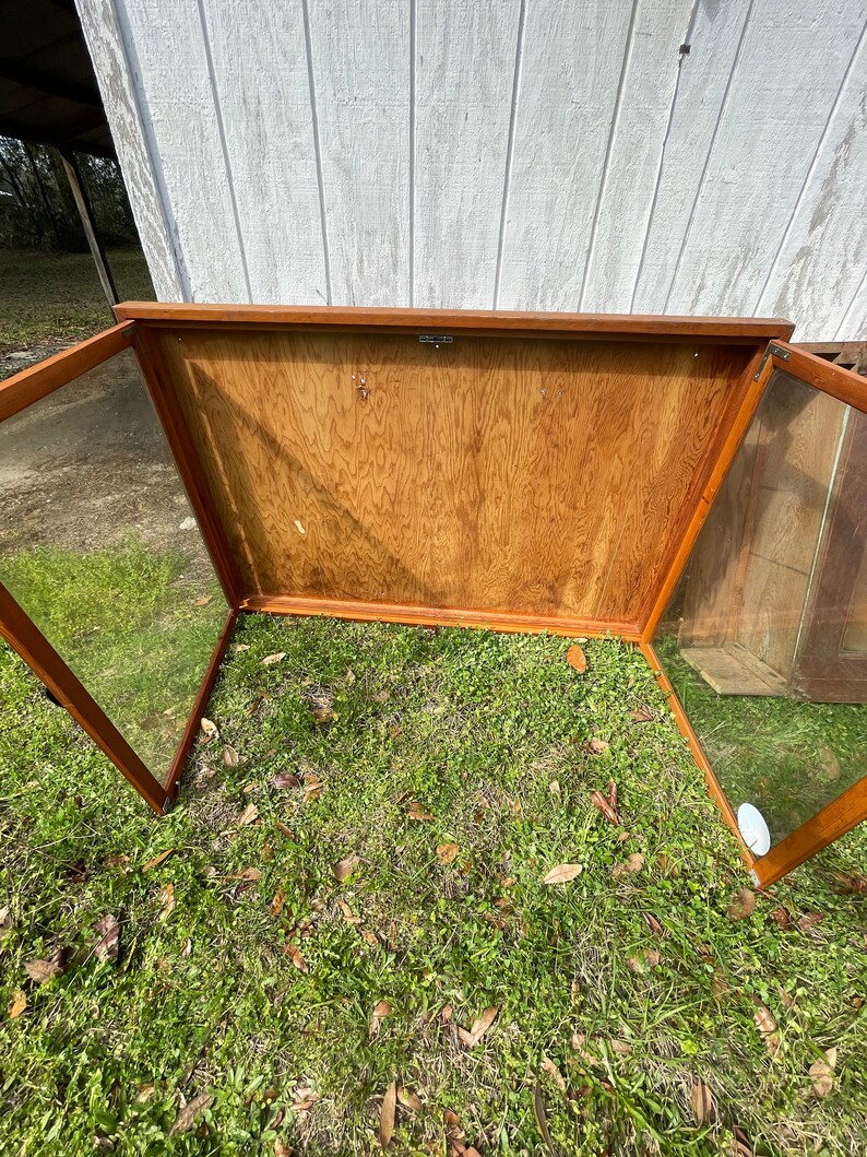 Vintage Display Case Showcase Table Top Showcase Curio - Etsy