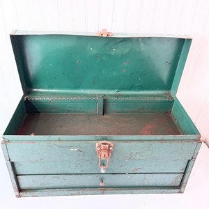 Park Tool Box, Model P22N, Green Metal Box, Container, Rusty Metal ...