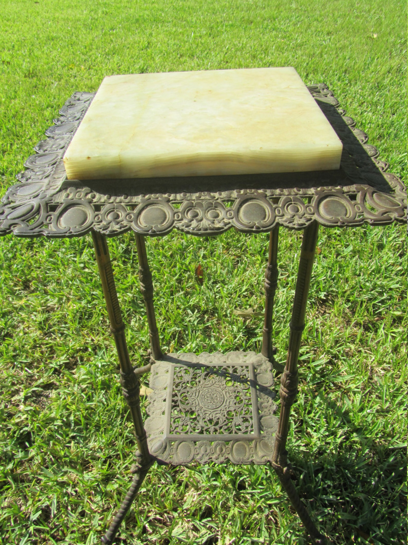 Antique Fern Stand, Victorian, Brass Plant Stand, Flower Stand, Ornate ...