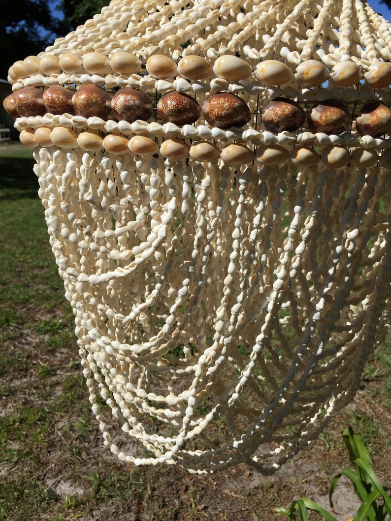 Shell Wall Hanging Macramé Seashell Art 1960-70 Boho - Etsy