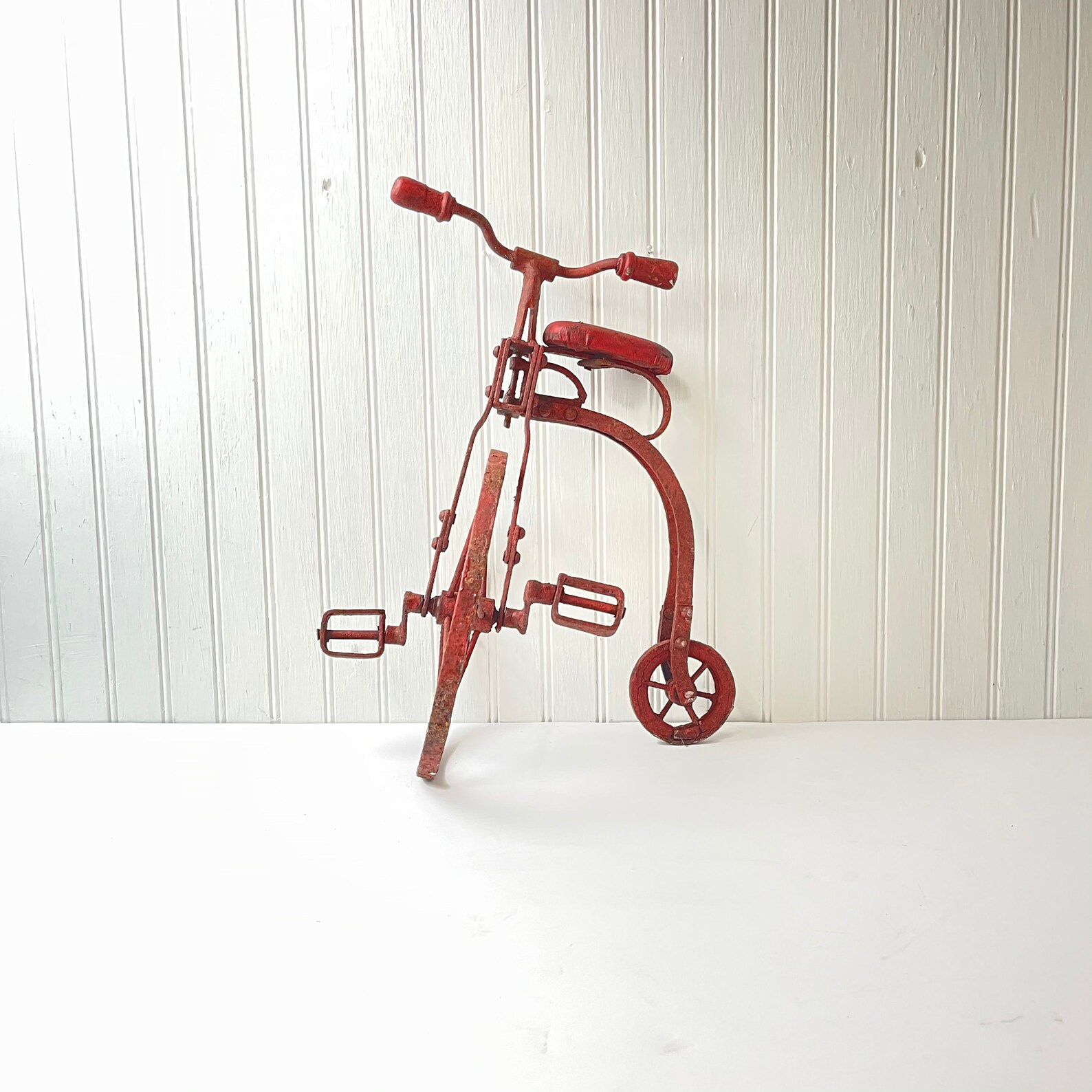 Bicycle, Sculpture, Bike, Red Penny Farthing, Sports Collectible ...