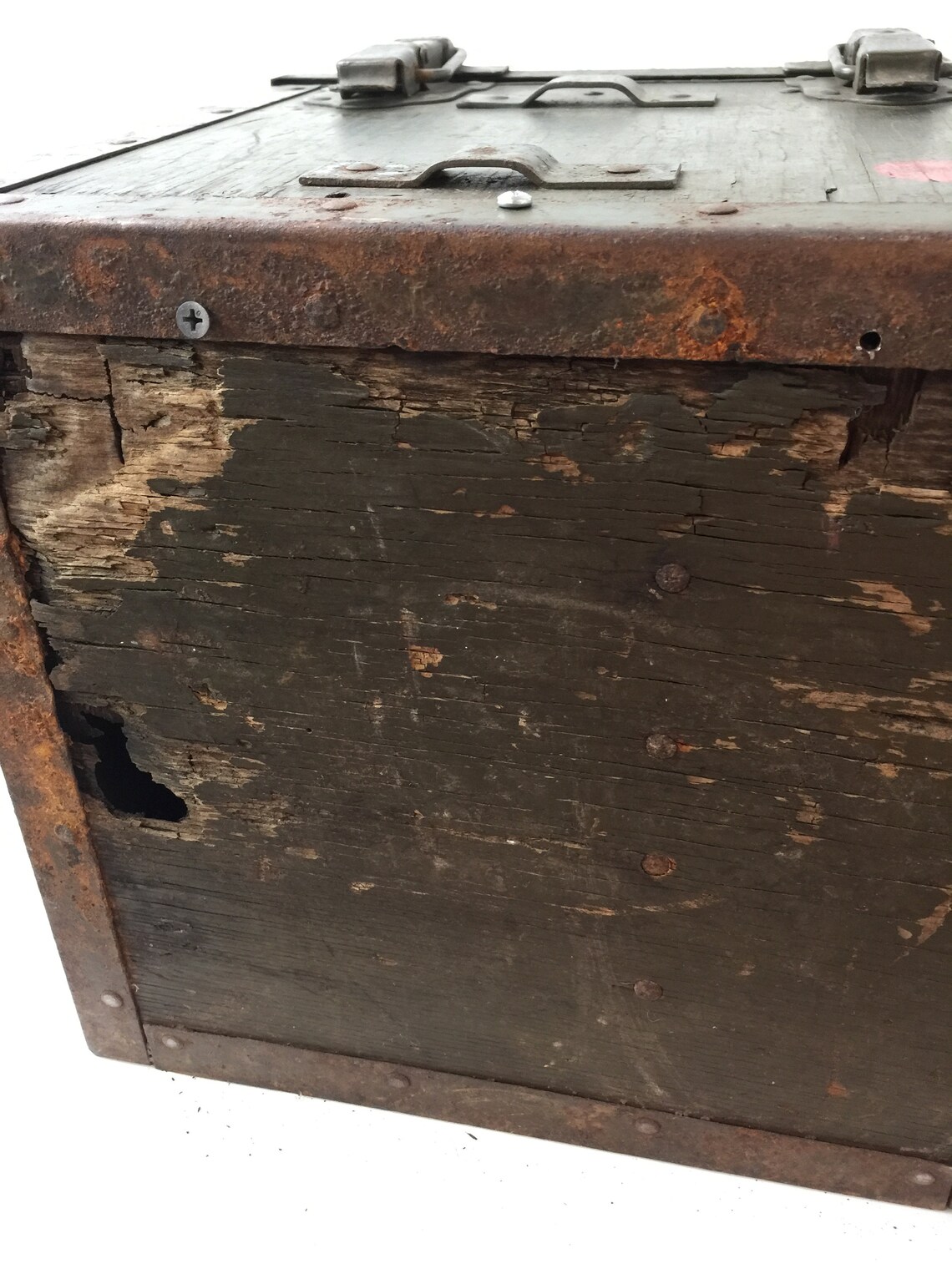 Vintage Metal and Wood Box Military Command Box Ammo Box - Etsy