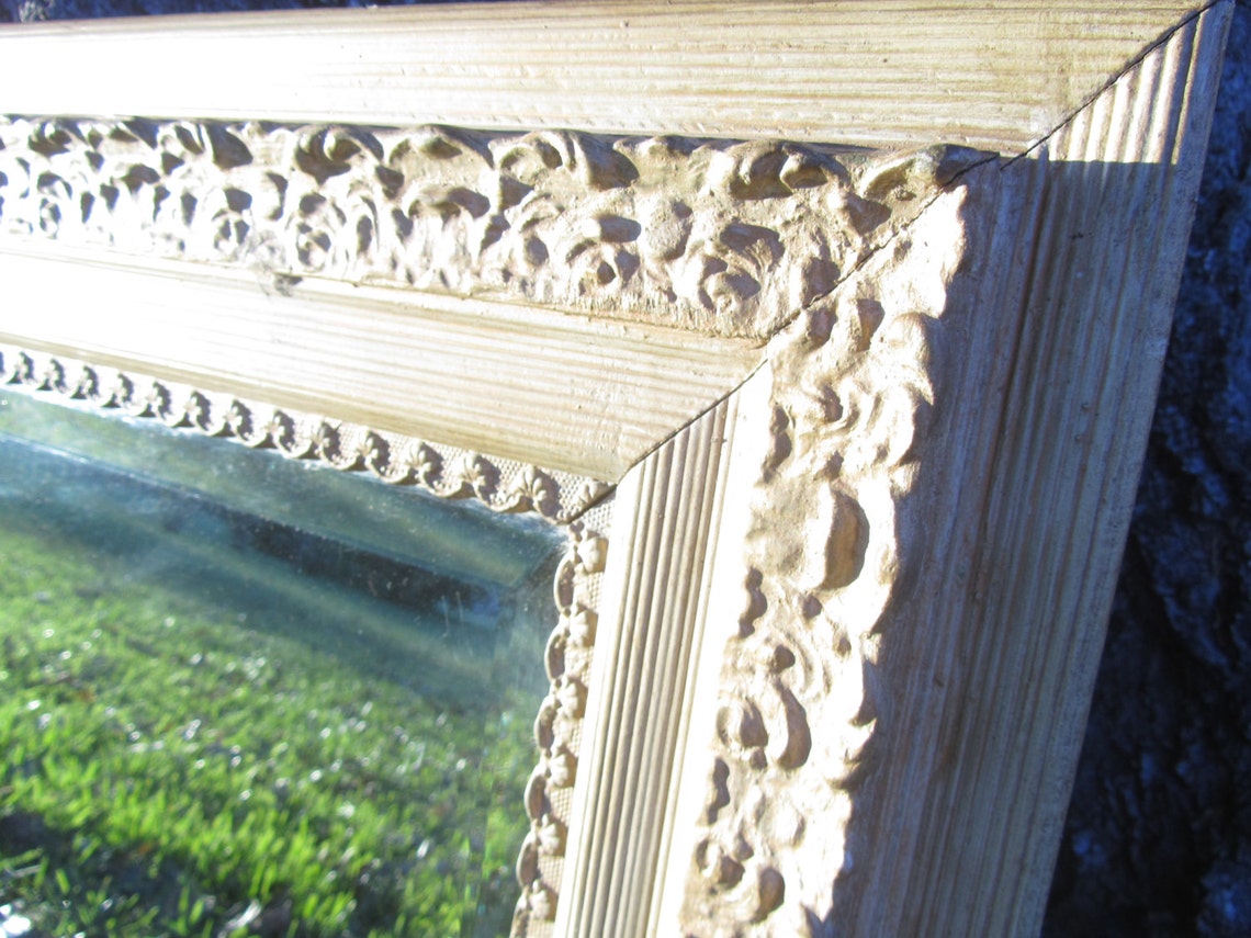 Antique Mirror vintage mirror Antique Frame Wood Frame | Etsy