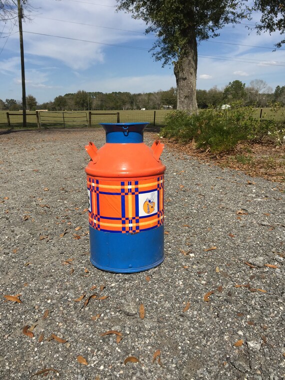 Florida Gators ANTIQUE Milk Can Gator Football UF Milk | Etsy