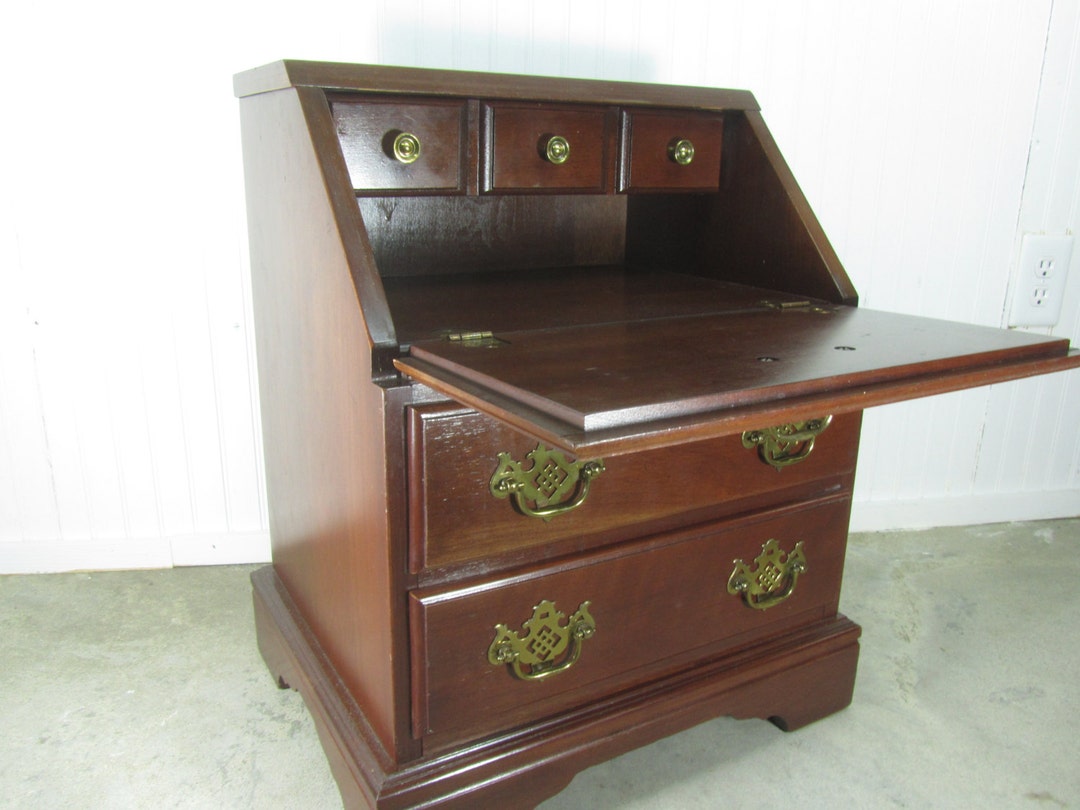Vintage Child Desk, Salesman's Sample Desk, Miniature Chest, Campaign ...